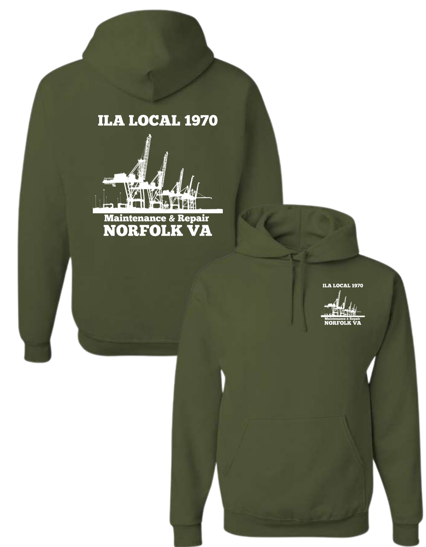 ILA Local 1970 Logo Hoodie – ML Apparel